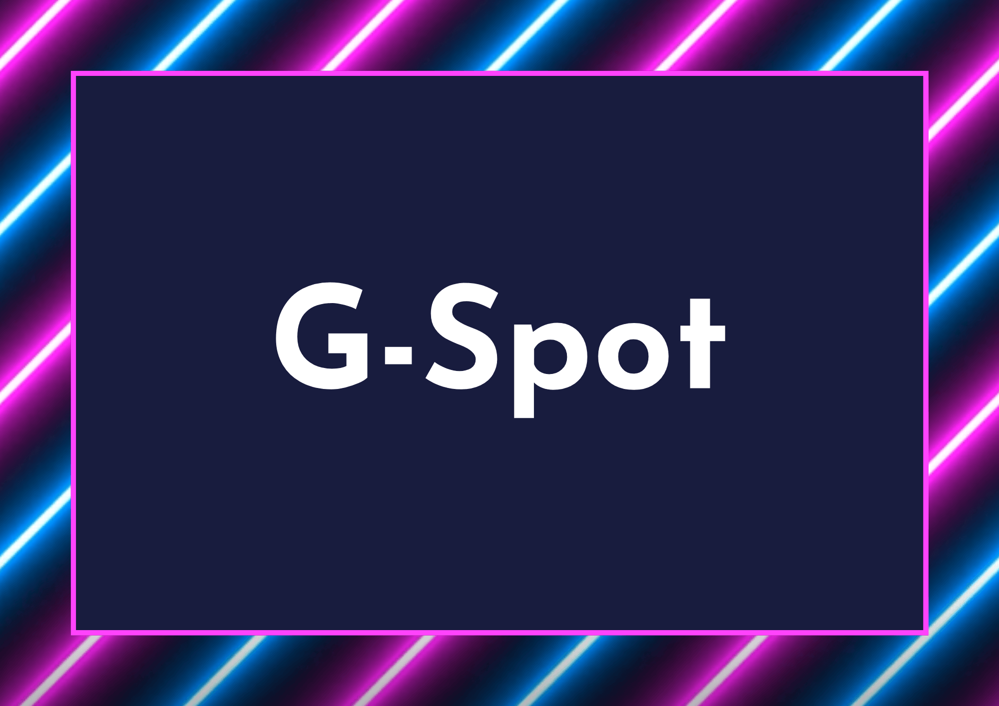 G-Spot – Danish Blue Adult Centres